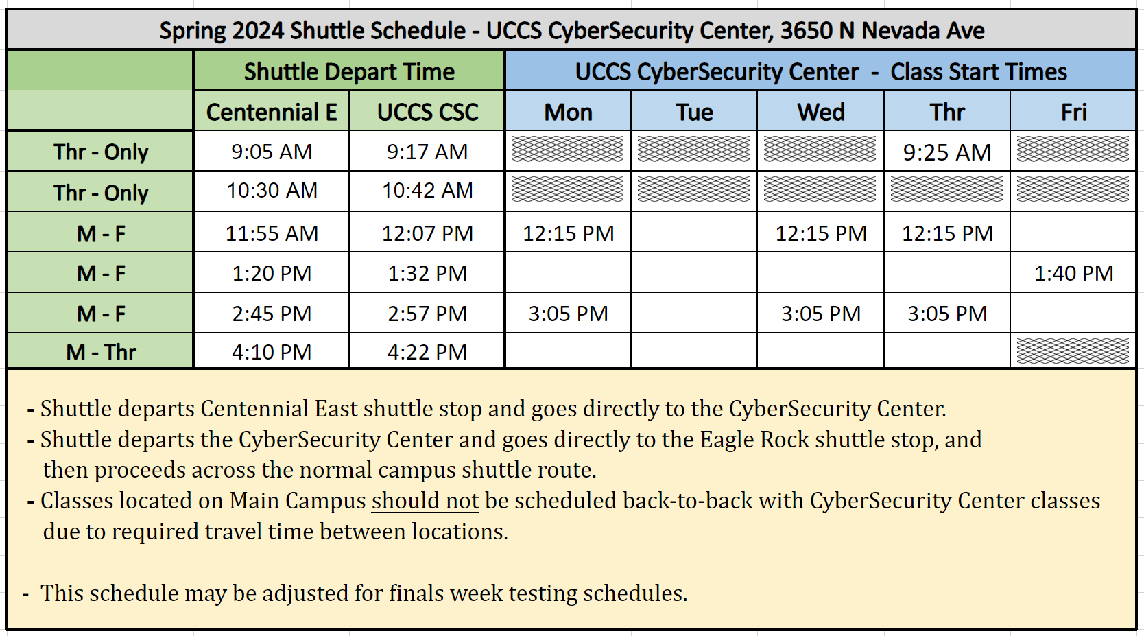 Campus Shuttle | Parking and Transportation Services